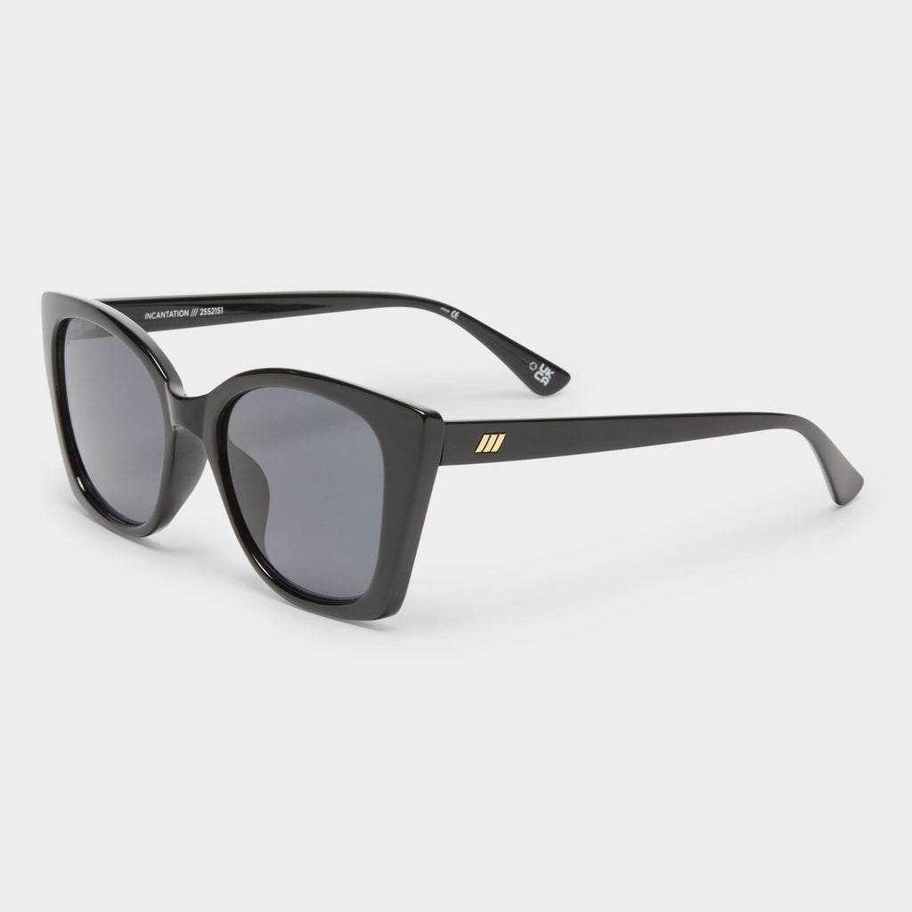 Incantation Black Female Square Sunglasses | Le Specs