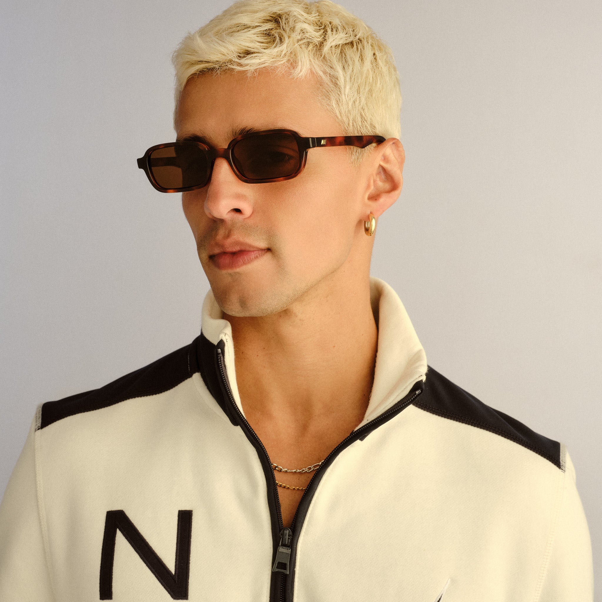 Pilferer Toffee Tort Uni-Sex Rectangle Sunglasses | Le Specs