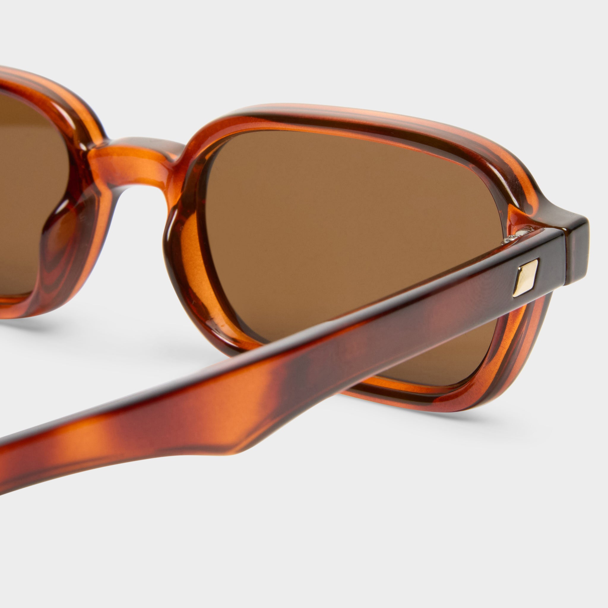 Pilferer Toffee Tort Uni-Sex Rectangle Sunglasses | Le Specs