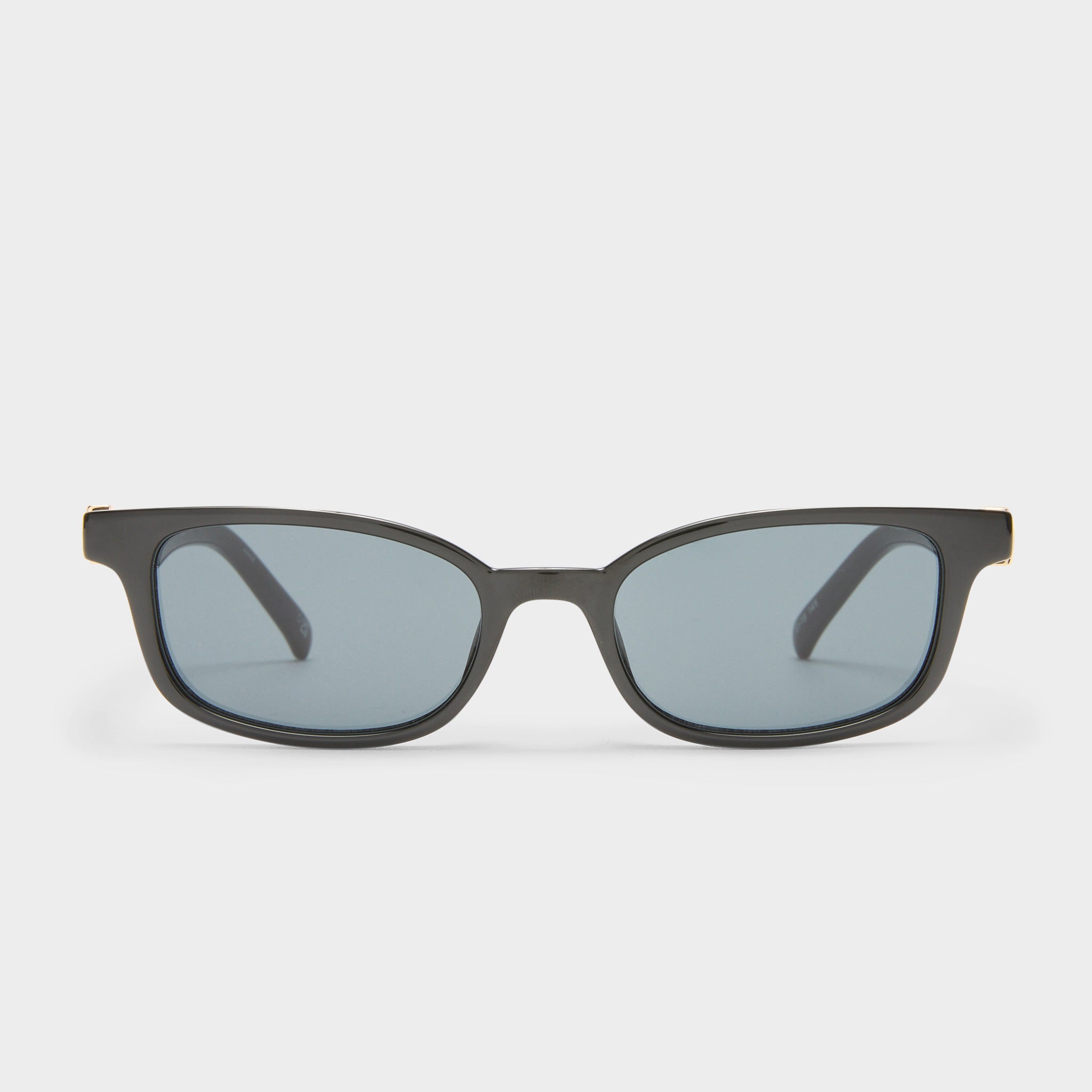 Bamboozler Black Female Rectangle Sunglasses | Le Specs