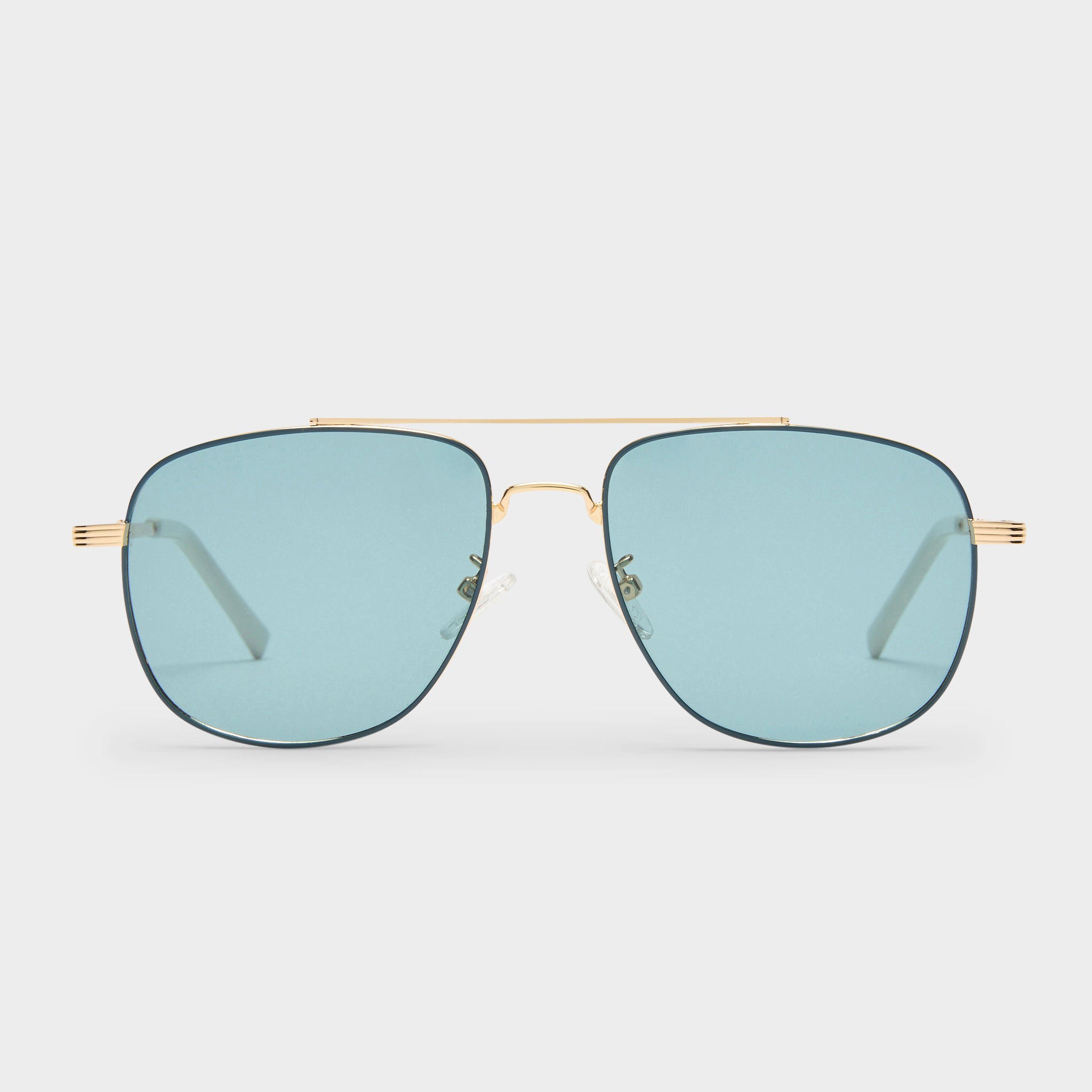 Hyperbole Gold Uni Sex Shield Sunglasses Le Specs 7051